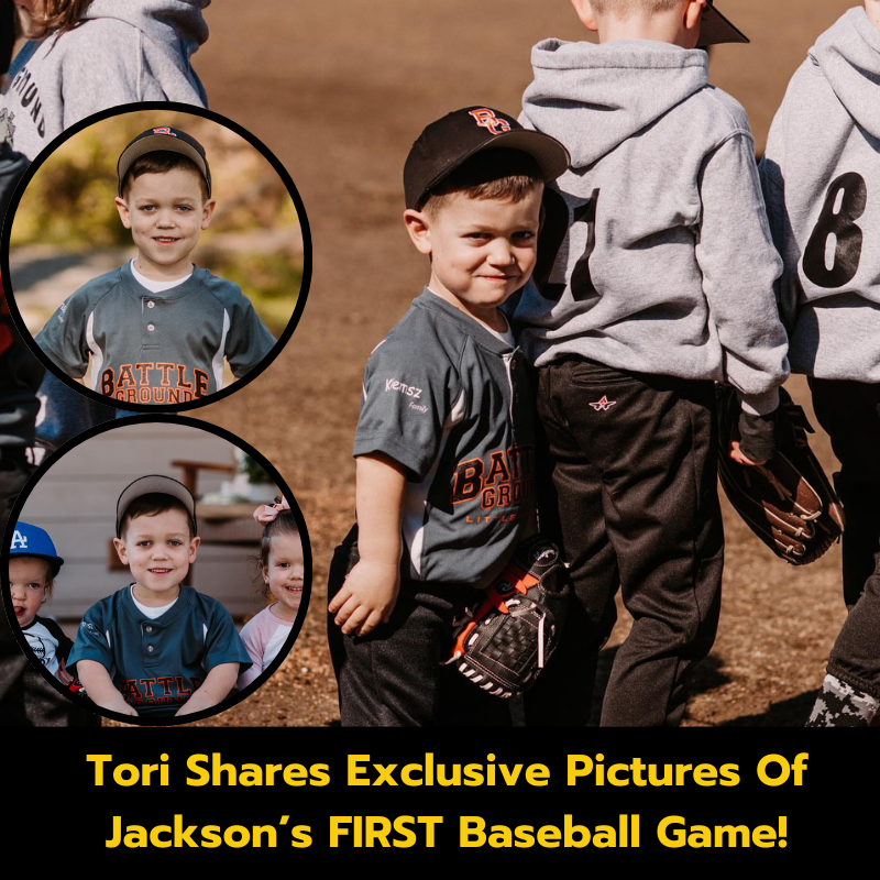 Tori Shares Exclusive Pictures Of Jackson’s FIRST Baseball Game! - usnews